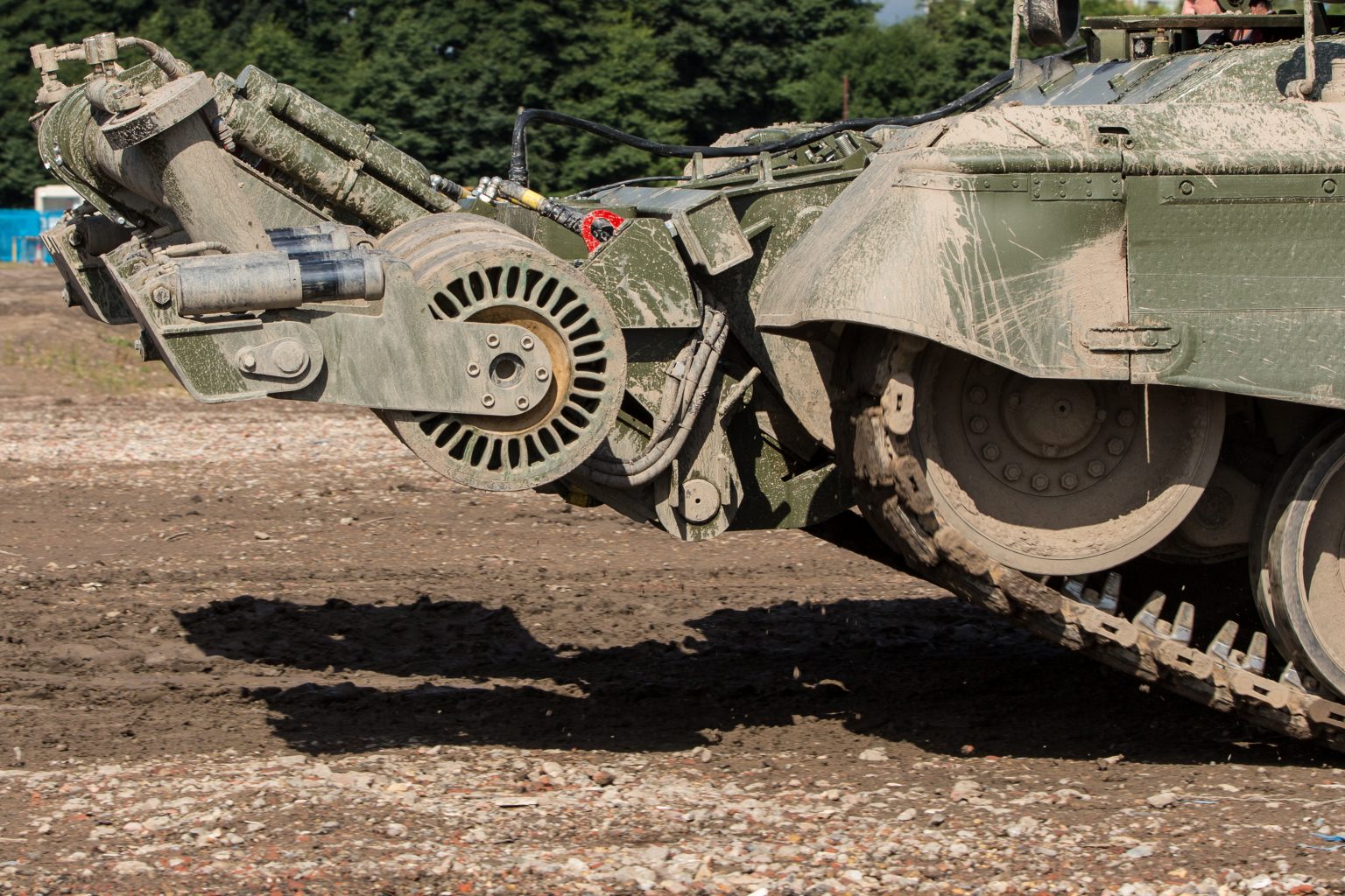 Self-Protection Mine Roller - Protection and Route Proving